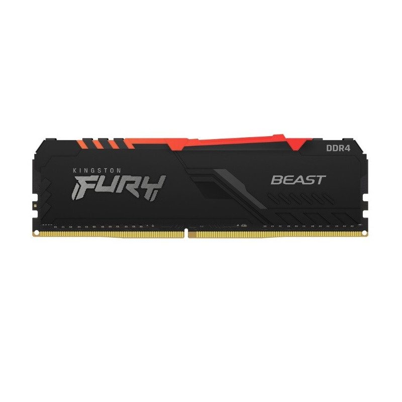 MEMORIA RAM KINGSTON DDR4 8GB 3200MHZ CL16 FURY BEAST RGB